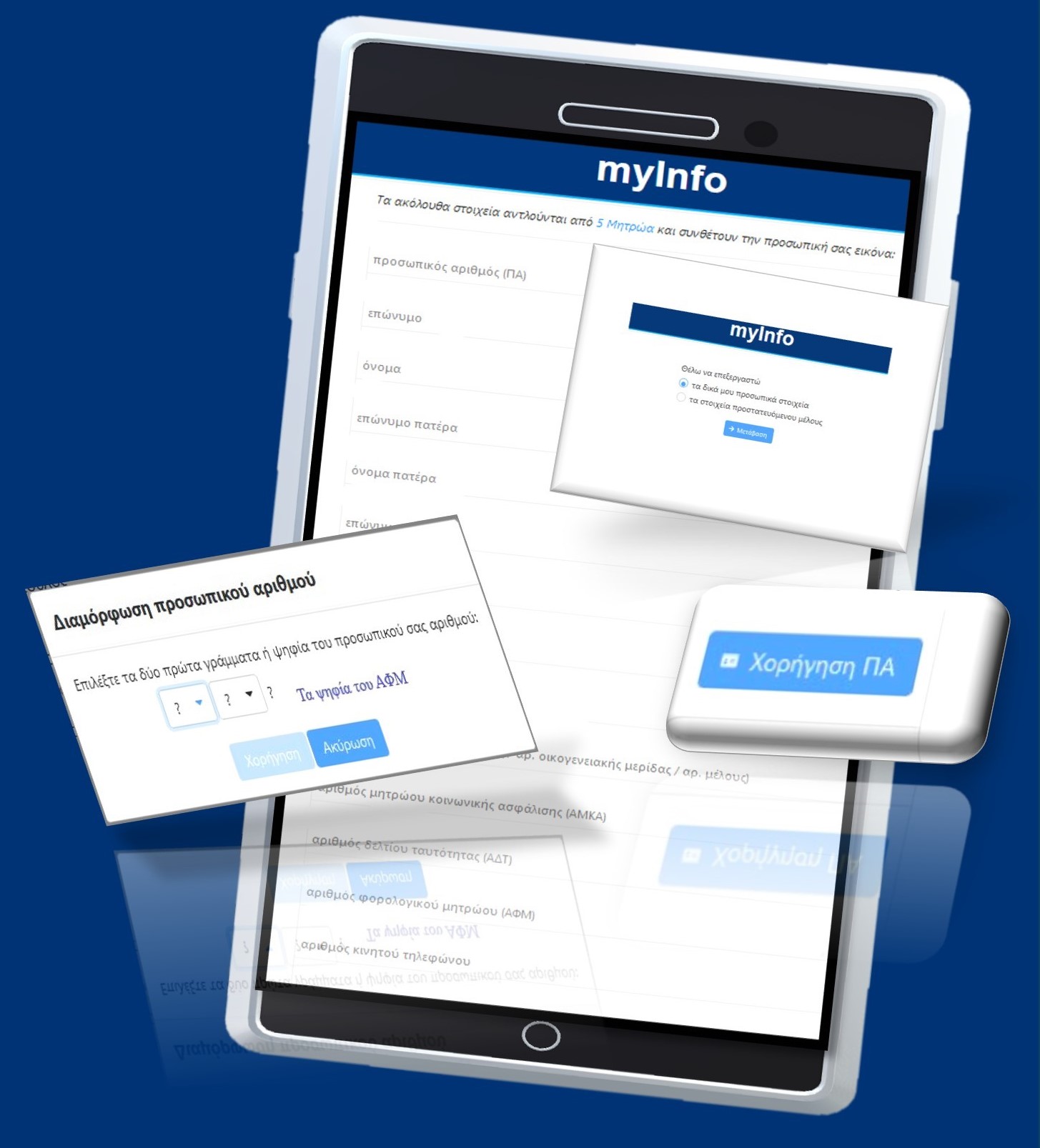 myInfo – Προσωπικός Αριθμός